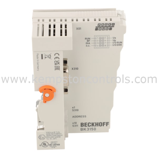 Beckhoff BK3150 BECKHOFF COMPACT PROFIBUS DP COUPLER FOR THE 12 MBAUD ...