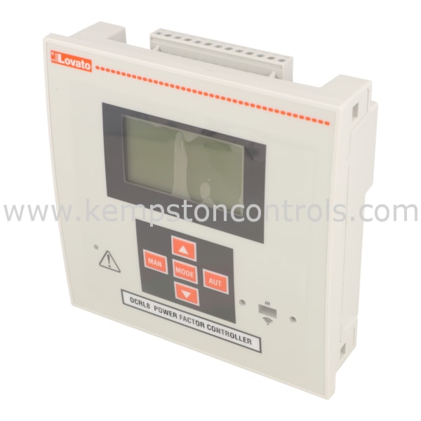 Lovato DCRL8 LOVATO POWER FACTOR CONTROLLER, 8 RELAY STEPS, 144X144MM, 4-QUAD OPERATION, IP65 ...