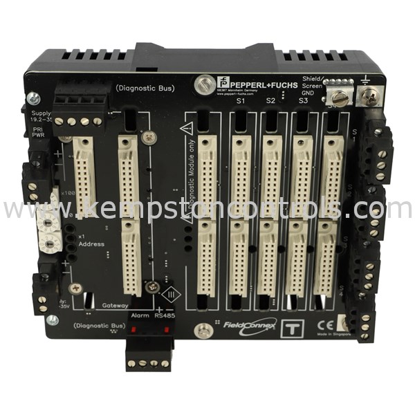 Pepperl + Fuchs MBHC-FB-4.GT P+F HIC FIELDBUS POWER HUB, MOTHERBOARD FOR GATEWAY, 19.2-35V, 12A ...