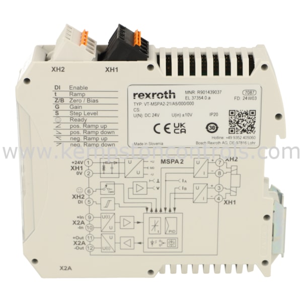 Rexroth VT-MSPA2-2X/A5/000/000 REXROTH VT-MSPA VALVE AMPLIFIER, 24VDC ...