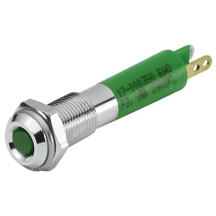 EAO 17-000351 EAO INDICATOR M6, LED 3MM, REFLECTOR FLAT, POLISHED ...