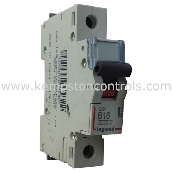 Legrand Power 407432 LEGRAND POWER DX3 16A SP TYPE B 6KA MCB | Kempston Controls