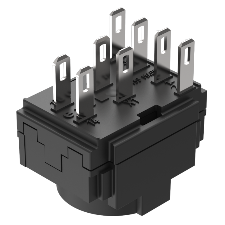 EAO 61-8480.12 EAO SNAP-ACTION SWITCHING ELEMENT SA 2NC+1NO ST/PT ...