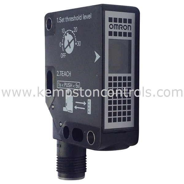 Omron E3S-DBP22 PHOTOELECTRIC SENSOR, RECTANGULAR SHAPE, RED LED, 0.7M, PNP, ANTIVALENT OUTPUT ...