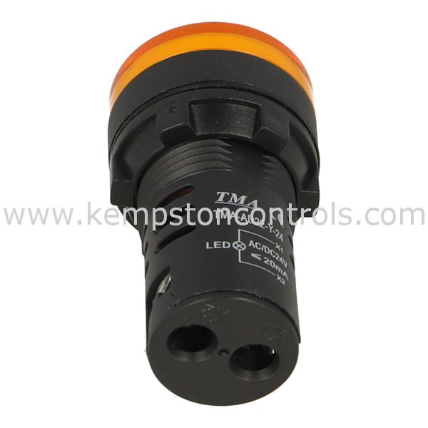 TMA TMA-AD22-Y-24 INDICATOR LAMP 22MM LED 24VAC/DC YELLOW | Kempston ...