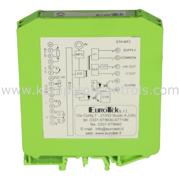 Eurotek ETK-MT3/0-10V/4-20MA/0-100% EUROTEK DIN RAIL MOUNTING ISOLATED ...