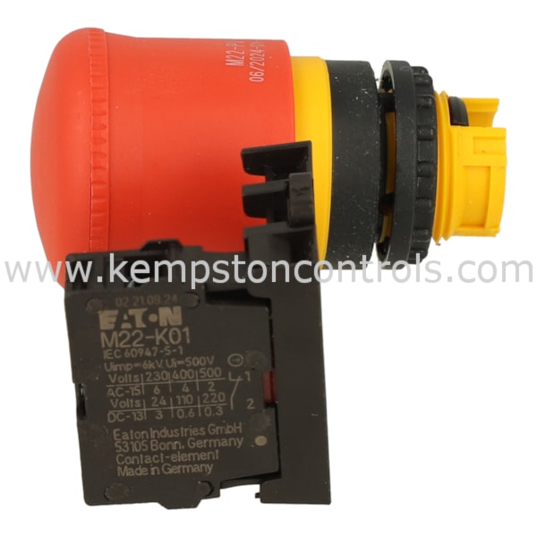 Eaton Moeller M22-PV-K01 MOELLER COMPLETE ASSY, E-STOP, LOCK-OFF | Kempston Controls