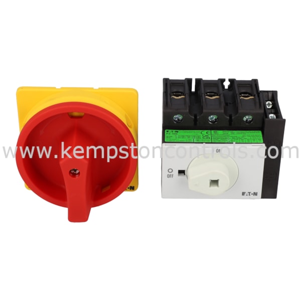 Eaton Moeller P3-100/M4/SVB/HI11 MOELLER MAIN SWITCH, 100 A, REAR MOUNTING, 3 POLE, 1 N/O, 1 N/C ...