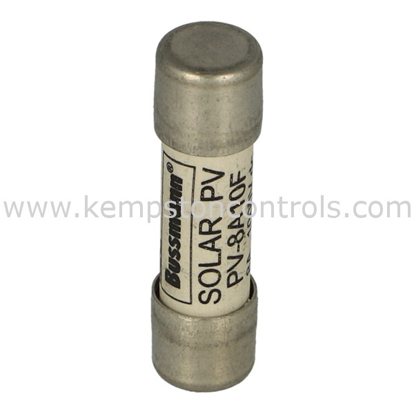 Bussmann PV-8A10F BUSSMANN FUSE, 8AMP 1000V DC SOLAR FERRULE 10 X 38MM | Kempston Controls