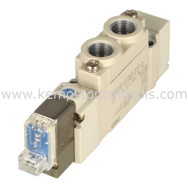 SMC SY5120-5LOUD-01F-Q SMC SY5000, 5 PORT SOLENOID VALVE, ALL TYPES | Kempston Controls