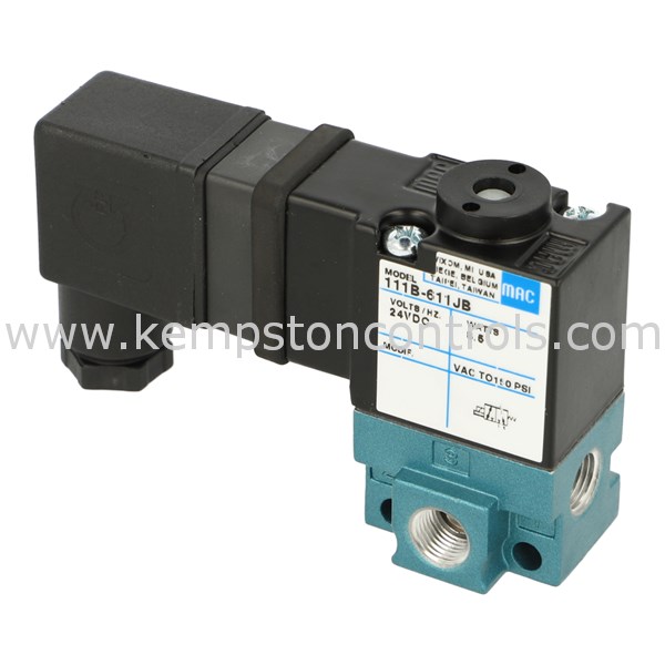 MAC Valves 111B-611JB MAC VALVES UNIVERSAL DIRECT SOLENOID, 1/8” NPTF ...