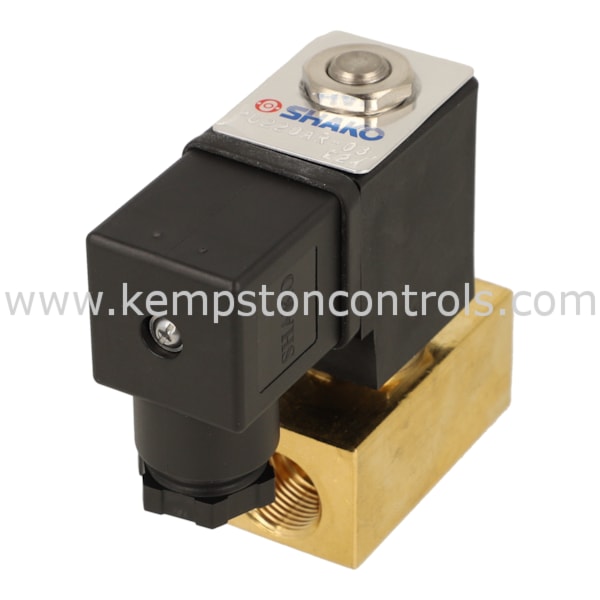 Shako PU22003A-240VAC SHAKO SOLENOID VALVE 2/2 NC, NBR DIAPHRAGM, 3/8 ...