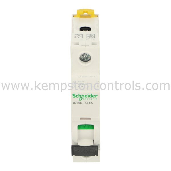Schneider A9F74104 SCHNEIDER MINIATURE CIRCUIT BREAKER, 4A, 1 POLE, C CURVE, 50KA | Kempston ...