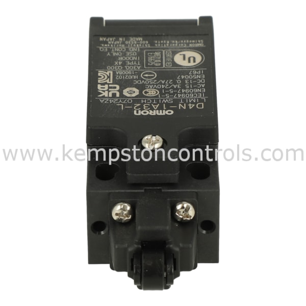 Omron D4N-1A32-L OMRON LIMIT SWITCH, TOP ROLLER PLUNGER, 1NC/1NO, SLOW-ACTION, 90 ROLLER ...
