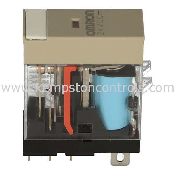 Omron G2R-1-SD DC24(S) OMRON RELAY, PLUG-IN, 5-PIN, SPDT, 10 A, MECH INDICATOR & DIODE, LABEL ...