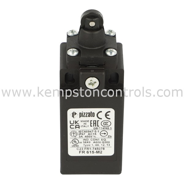 Pizzato FR 615-M2 PIZZATO LIMIT SWITCH WITH ROLLER PISTON PLUNGER, 400V ...