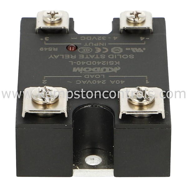 Kudom KSI240D40-L KUDOM 40A 3-32VDC ZERO X SSR & LED | Kempston Controls