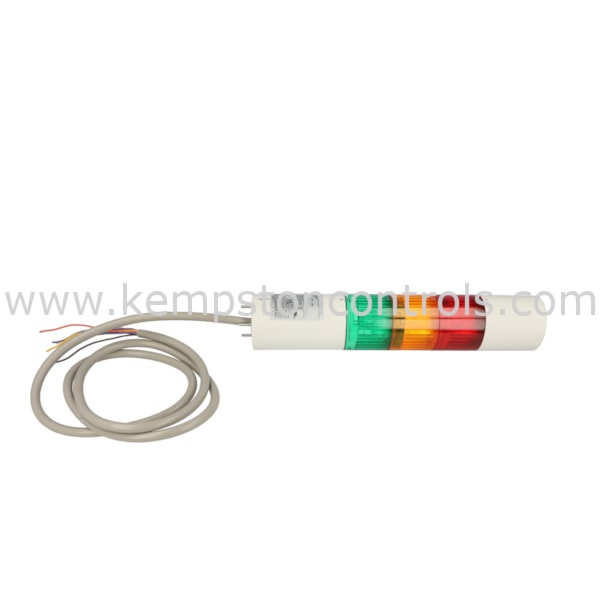 Patlite LR5-302WJBW-RYG PATLITE 50MM 3-TIER SIGNAL TOWER, 24VDC, DIRECT ...