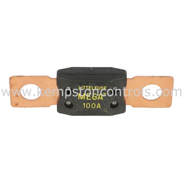 Littelfuse 0298100.ZXEH LITTELFUSE AUTOMOTIVE FUSE, MEGA FUSE, 100A, YELLOW BOLT, 32V DC, TIME ...
