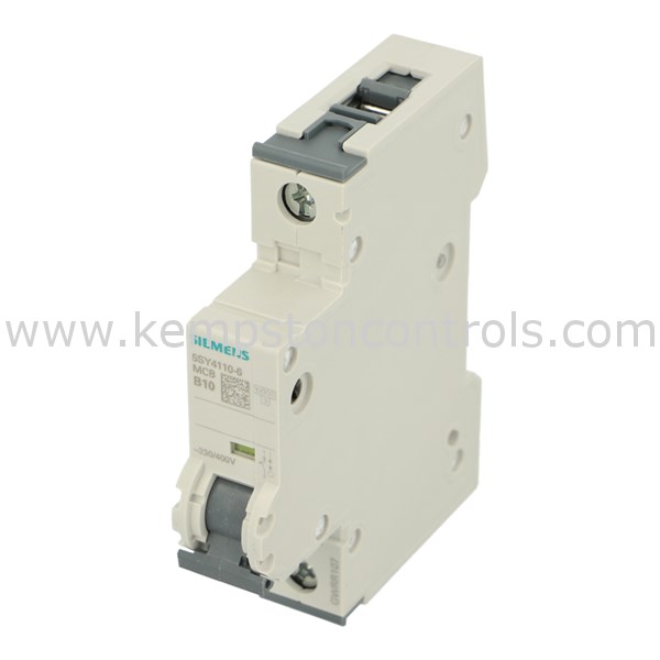 Siemens 5SY4110-6 SIEMENS MCB, 230-400V, 10KA, 1 POLE, B CURVE ...