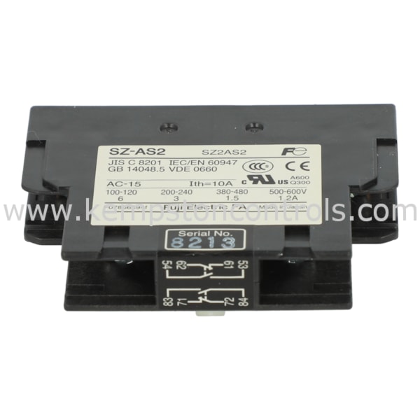 Fuji SZ-AS2 FUJI AUX SIDE MOUNT, 1N/O+1N/C (SINGLE BUTTON)FOR SCN4 ...