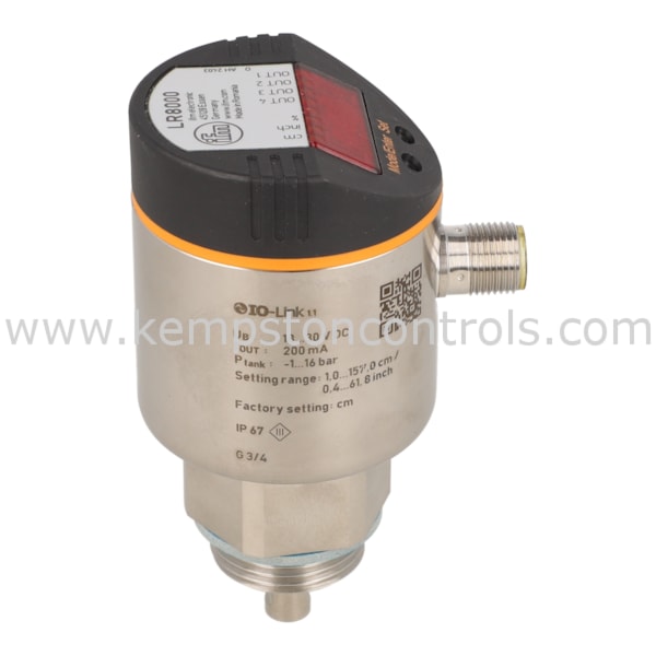 IFM LR8000 IFM LR0000B-BR34ASPKG/US, LR GUIDED WAVE RADAR LEVEL SENSOR ...