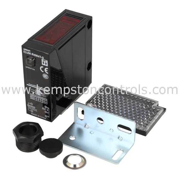 Omron E3JM-R4M4T-G OMRON PHOTOELECTRIC SENSOR, 4M RANGE, RETRO-REFLECTIVE, AC/DC, TIMER 5S ...
