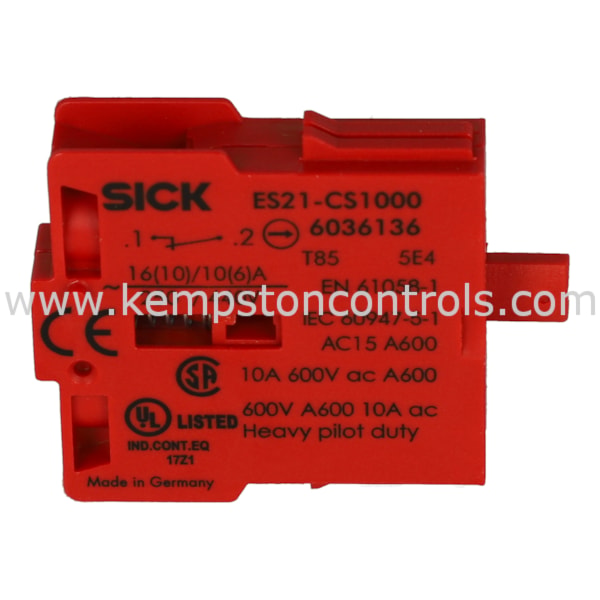 Sick ES21CS1000NOTHALTKONAKT1OE SICK EMERGENCY STOP CONTACT | Kempston ...