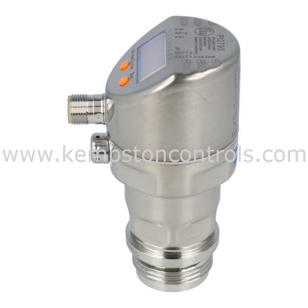 IFM PI2793 IFM FLUSH PRESSURE SENSOR, G1,-1-25 BAR RANGE, 2XPNP/NPN NO ...