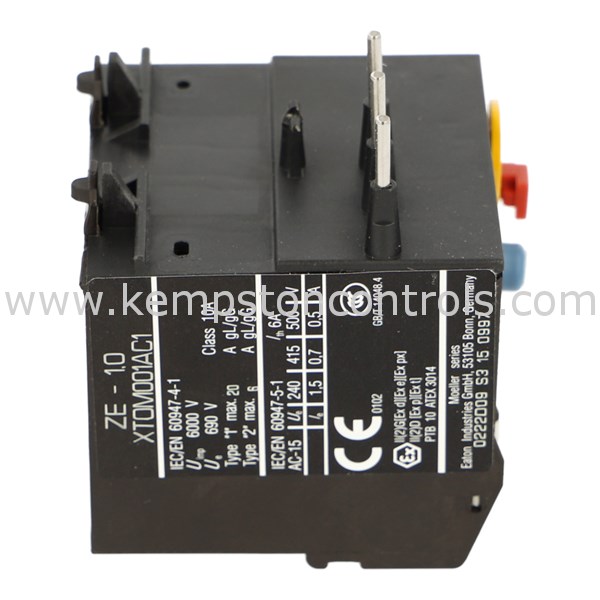 Eaton Moeller ZE-1,0 MOELLER OVERLOAD RELAY 0.6-1A | Kempston Controls