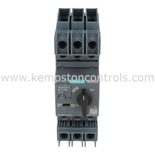 Siemens 3RV2711-1ED10 SIEMENS CIRCUIT-BREAKER SIZE S00, FOR PLANT ...
