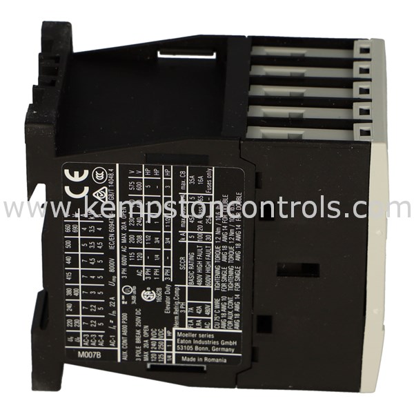 Eaton Moeller DILM7-10(24VDC) MOELLER CONTACTOR, 3 POLE, 380 V 400 V 3 ...