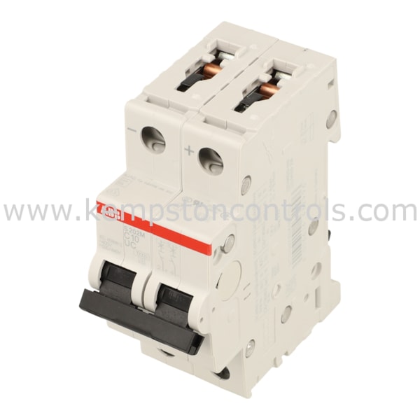 ABB 2CDS272061R0104 ABB MCB, 10A, 2 POLE, C TRIPPING CHARACTERISTIC ...