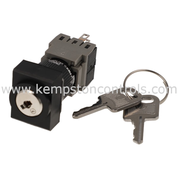 Fuji AH165-J2A11A FUJI SELECTOR SWITCH KEY, RECTANGULAR BEZEL 2 POS ...