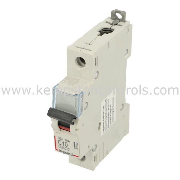Legrand Power 407668 LEGRAND DX3 10A SP TYPE C 6KA MCB | Kempston Controls
