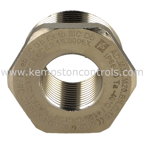 Pepperl + Fuchs AD.M32.M20.BN.C.15.K35 P+F ATEX ADAPTER BRASS NICKEL ...