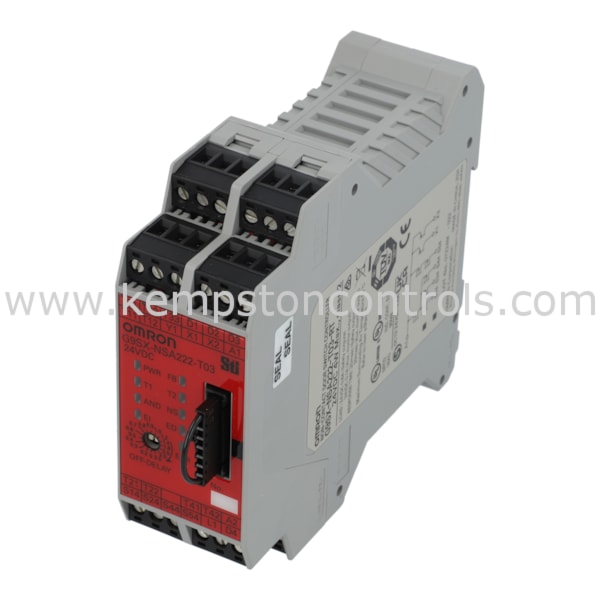 Omron G9SX-NSA222-T03-RT DC24 OMRON NON CONTACT DOOR SWITCH CONTROLLER FOR D40A, 2 INSTANTANEOUS ...