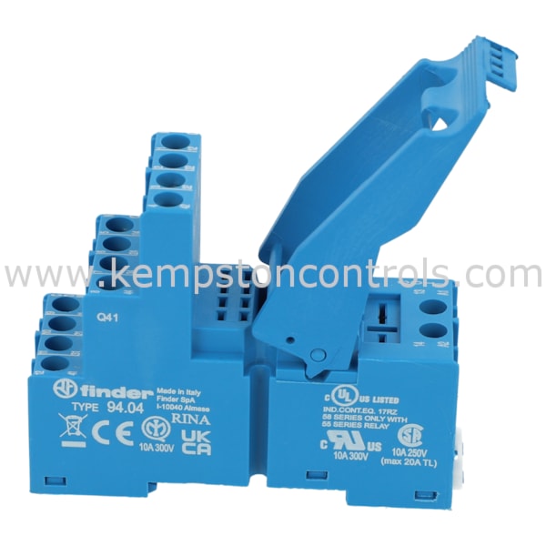 Finder 94.04SPA FINDER RELAY SOCKET PLASTIC | Kempston Controls
