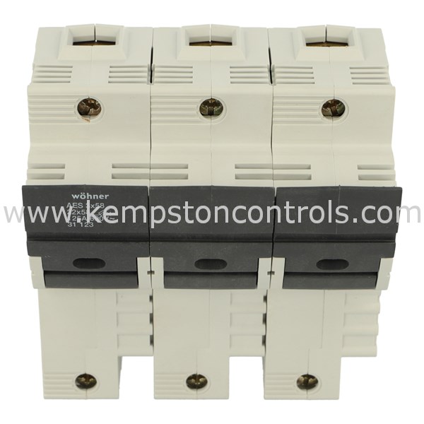 Wohner 31123 WOHNER HOLDER FOR CYLINDRICAL FUSES, 100A / 690V, 22X58 ...