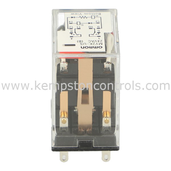 Omron MY2K-US 24VAC OMRON LATCHING RELAY, PLUG IN, 14 PIN, DPDT, 3A ...