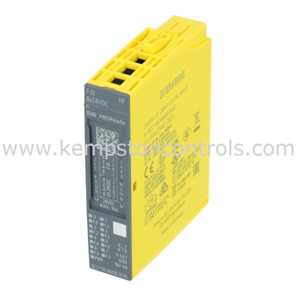 Siemens 6ES7136-6BA00-0CA0 SIEMENS SIMATIC DP, ELECTRONICS MODULE FOR ...