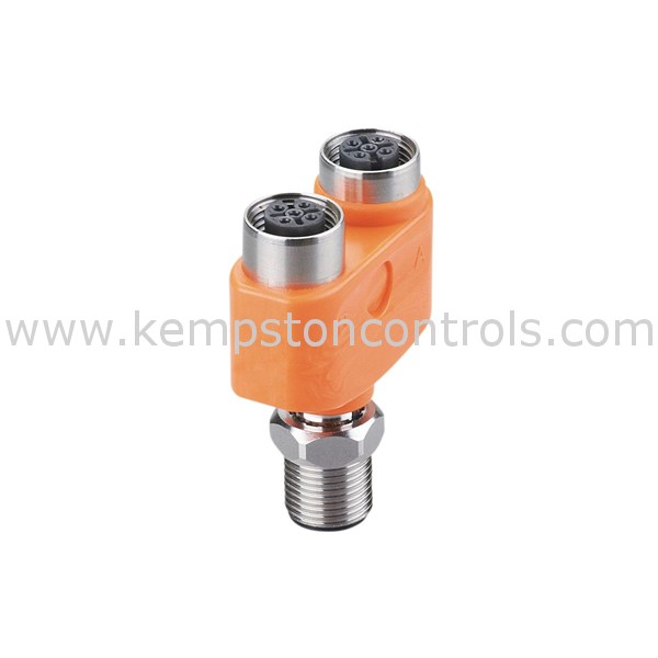 IFM EBT006 IFM Y-SPLITTER, 1XM12 PLUG, 2XM12 SOCKET, ORANGE | Kempston ...