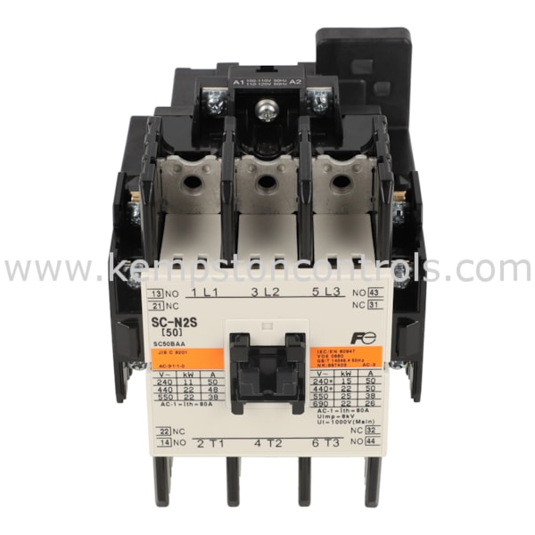 Fuji SCN2S/1 FUJI SC-N2S 2A2B AC 100/110V CONTACTOR 2N/O+2N/C AUX (22KW AC3 380/440V) | Kempston ...