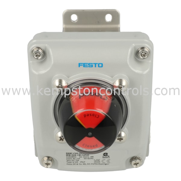 FESTO SRBC-CA3-YR90-MW-22A-1W FESTO SENSORBOX, 0 TO 30 V, SCREW TERMINAL, TOGGLE SWITCH SINGLE ...