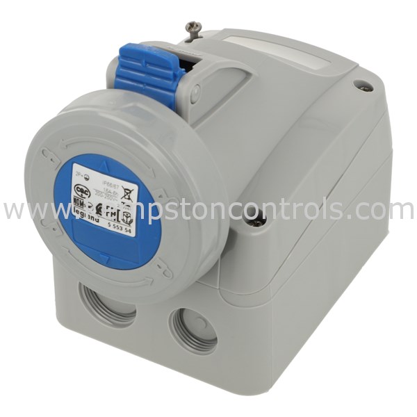 Legrand Cable Management 555354 LEGRAND SURF SOCKET, 230V, 16A, 2P+E ...