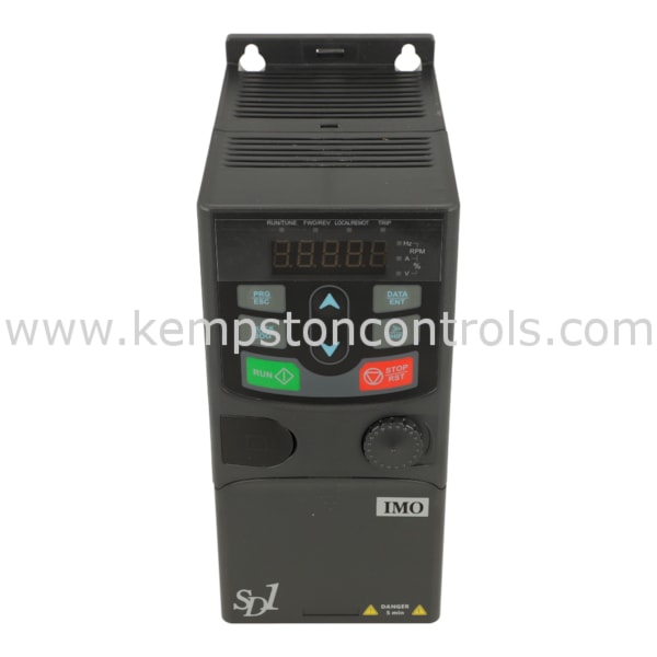 IMO SD1-2.5A-43 IMO SD1 VARIABLE SPEED DRIVE, 0.75KW, 380-460V, 3-PHASE INPUT, 43AMP, IP20 ...