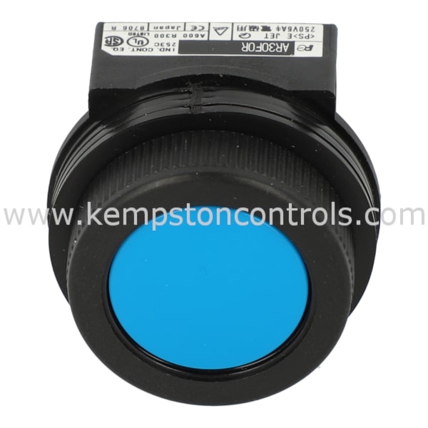 Fuji AR30F0R-10S FUJI PUSHBUTTON FLUSH ROUND HEAD 1NO AUX BLUE ...