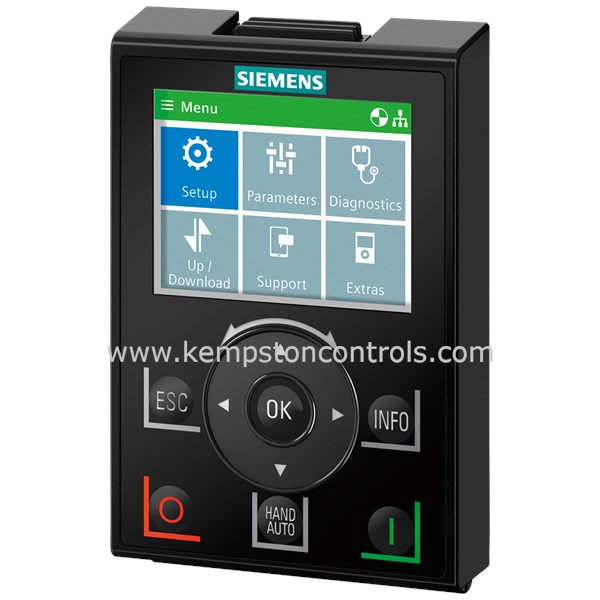 Siemens 6SL3255-0AA00-4JA2 SINAMICS G INTELLIGENT OPERATOR PANEL IOP-2 ...