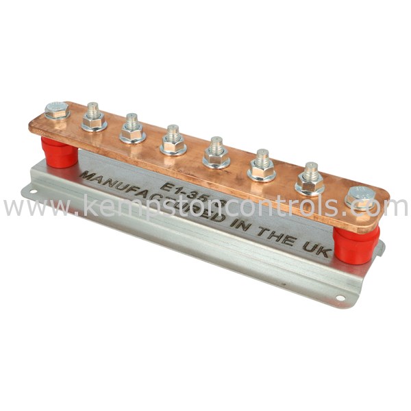 Termination Technology EBC006 6 WAY NO LINK EARTH BAR 50MM X 6MM COPPER ...