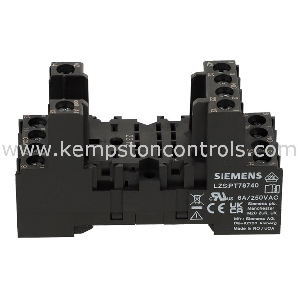 Siemens LZS:PT78740 SIEMENS PLUG-IN SOCKET FOR PT RELAY 4 CHANGEOVER ...